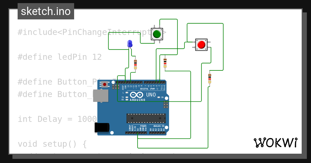 200041122lab1task1 Wokwi Esp32 Stm32 Arduino Simulator