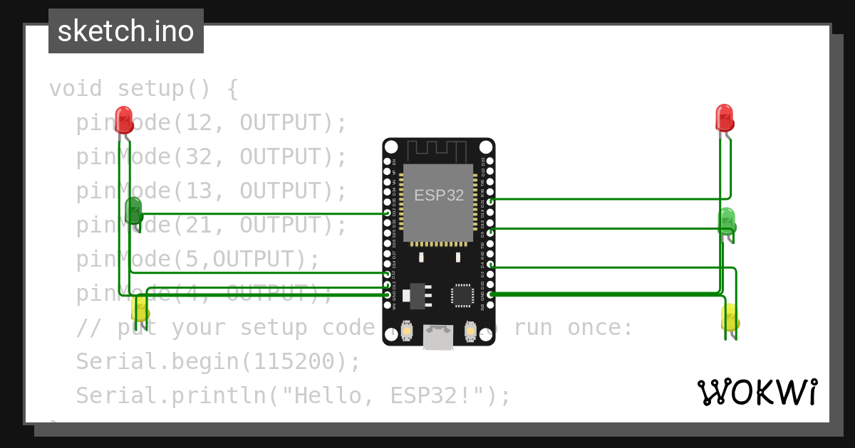 Test Day1 Wokwi Esp32 Stm32 Arduino Simulator