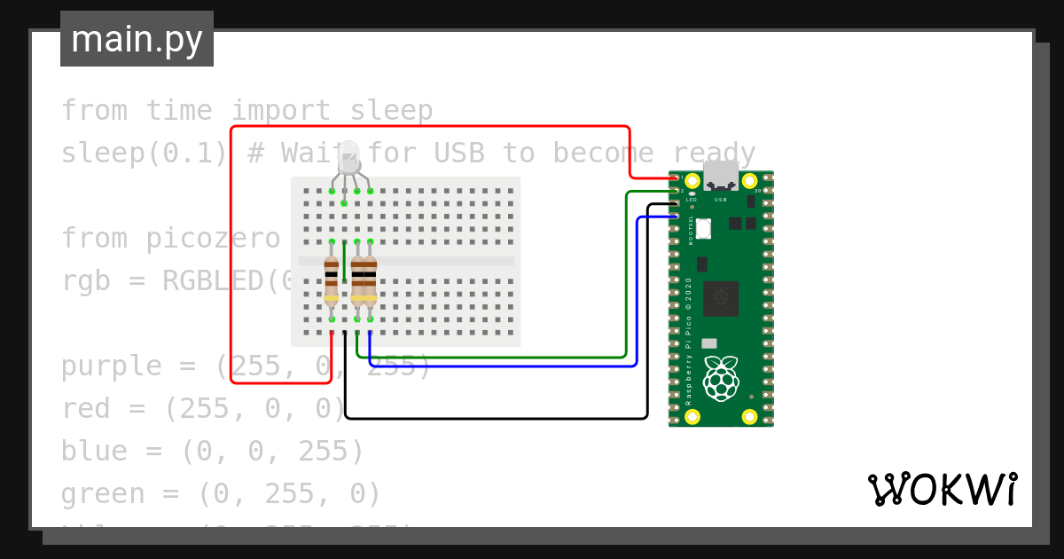 Rgb Wokwi Esp32 Stm32 Arduino Simulator 7127