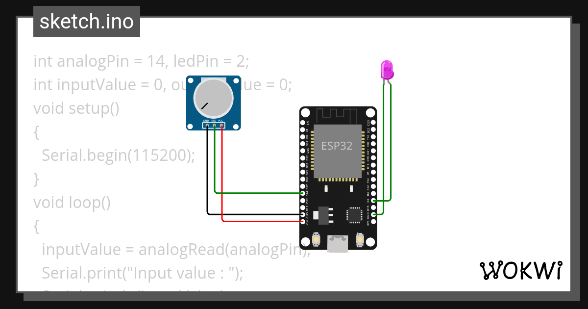 Potential Meter - Wokwi ESP32, STM32, Arduino Simulator Potential Meter - Wokwi ESP32, STM32, Arduino Simulator