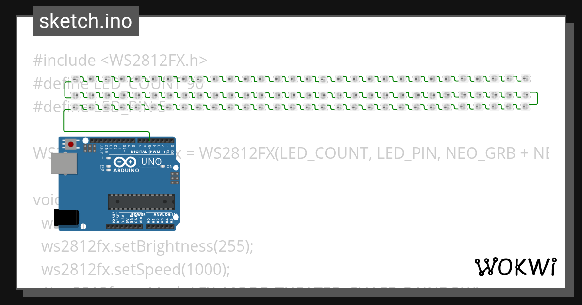 Ws2812b Mode Wokwi Esp32 Stm32 Arduino Simulator 3889