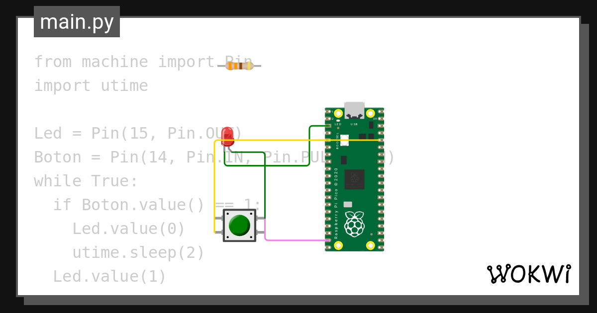 Boton Wokwi Esp32 Stm32 Arduino Simulator