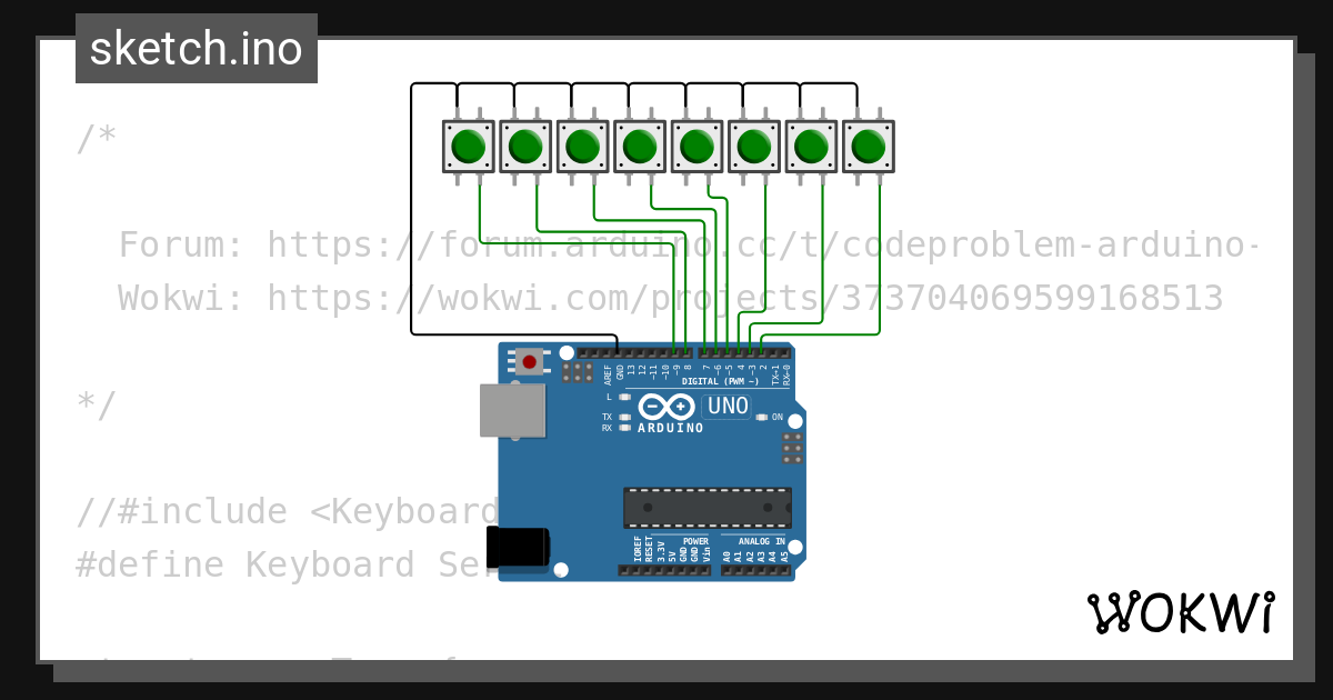 Keyboard Macros Wokwi Esp32 Stm32 Arduino Simulator 5426