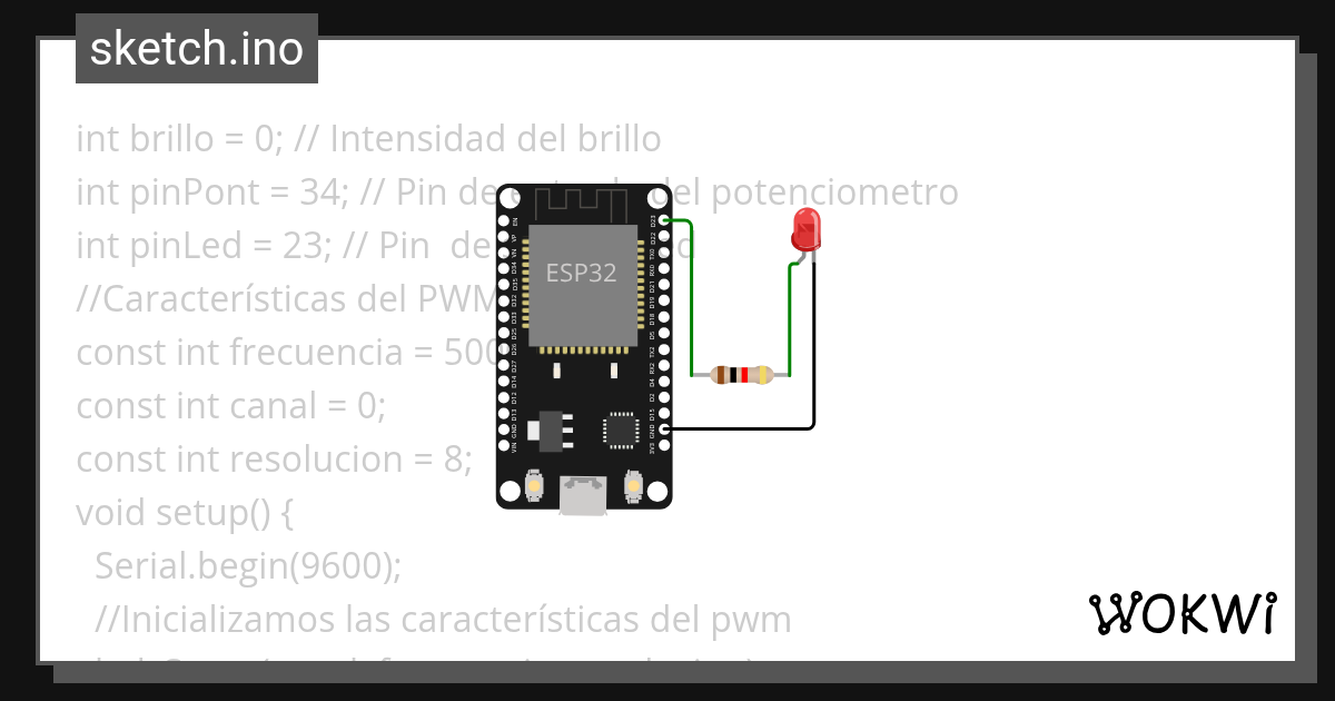 practica 9 - Wokwi ESP32, STM32, Arduino Simulator