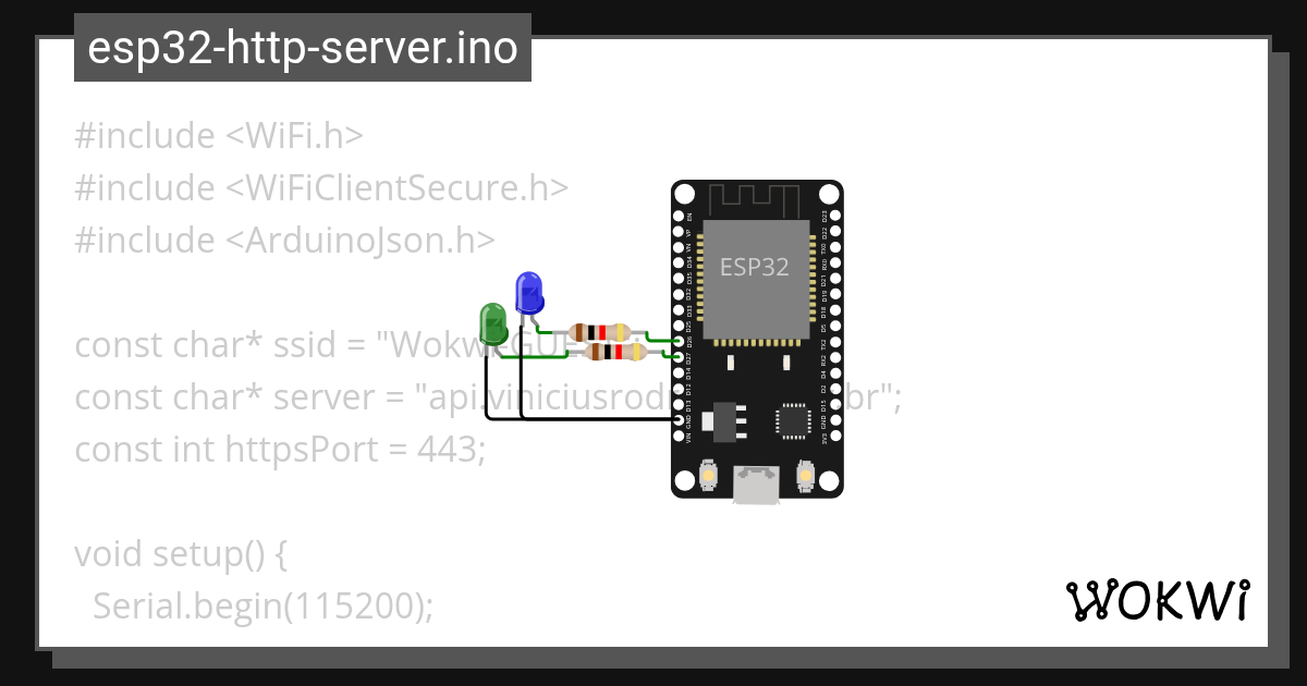 ESP32 HTTP Server Copy - Wokwi ESP32, STM32, Arduino Simulator