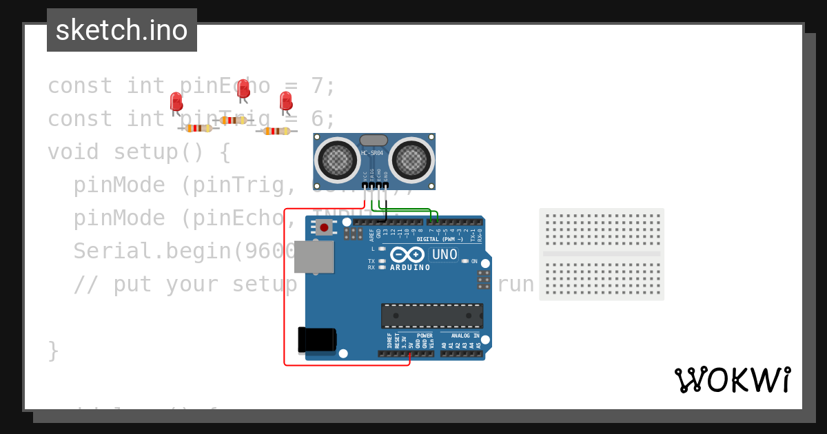 Ultrasonic Punya Nomi Wokwi Esp32 Stm32 Arduino Simulator 3996