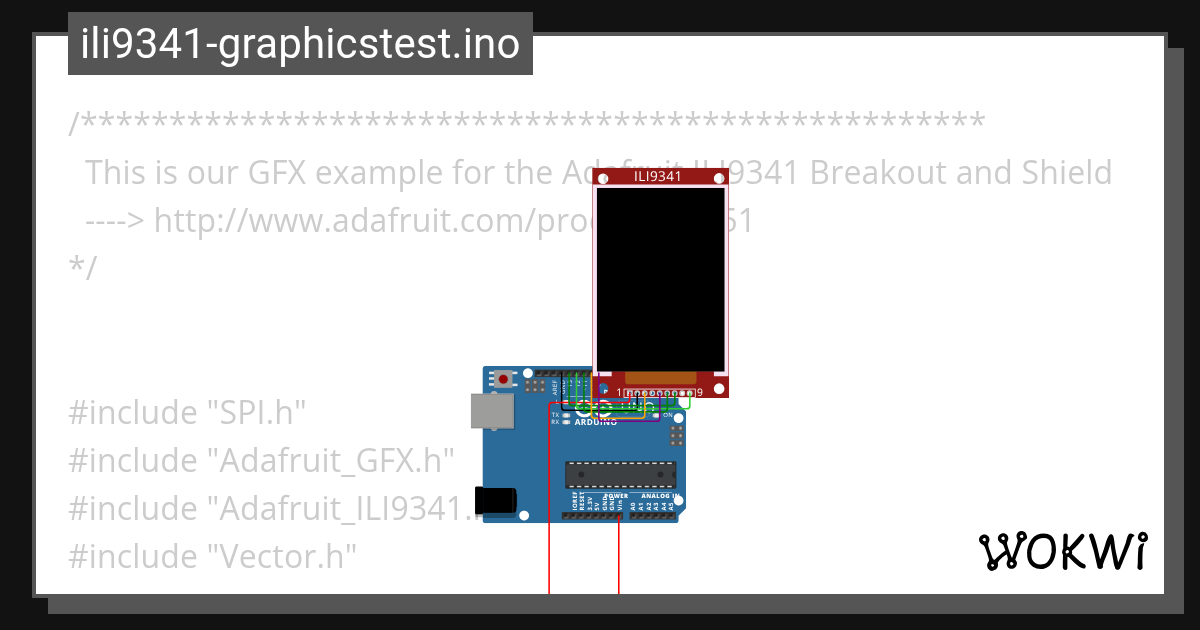 ili9341_Contlines.ino - Wokwi ESP32, STM32, Arduino Simulator