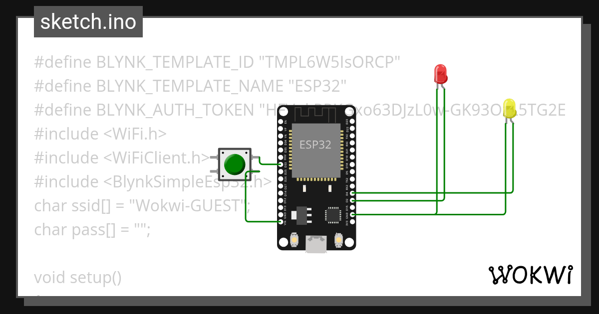 Esp32blynk Wokwi Esp32 Stm32 Arduino Simulator 
