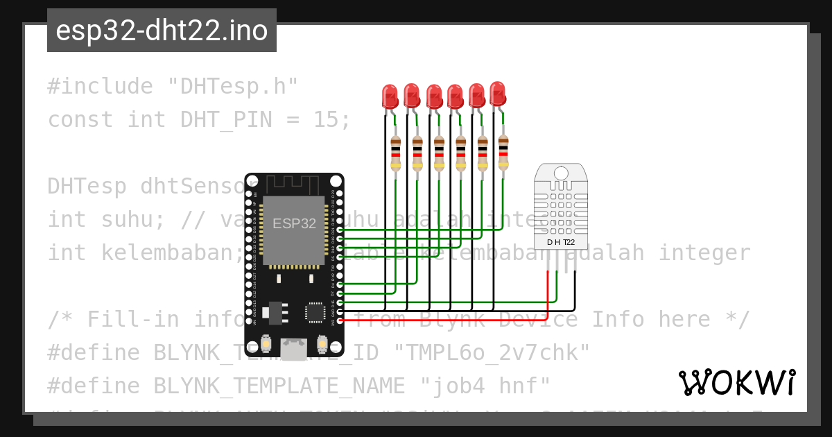 Job 4 Temperatur Suhu Hnf Wokwi Esp32 Stm32 Arduino Simulator