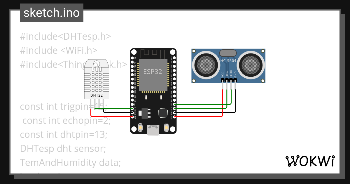 dht project - Wokwi ESP32, STM32, Arduino Simulator