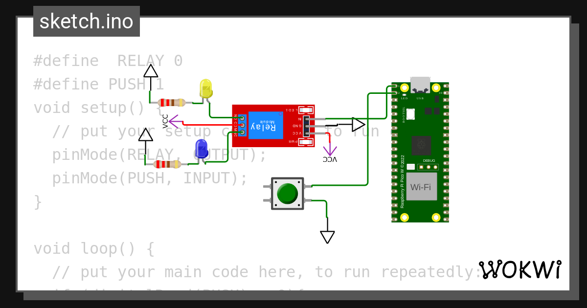 Led Cambio 2 Wokwi Esp32 Stm32 Arduino Simulator 1710