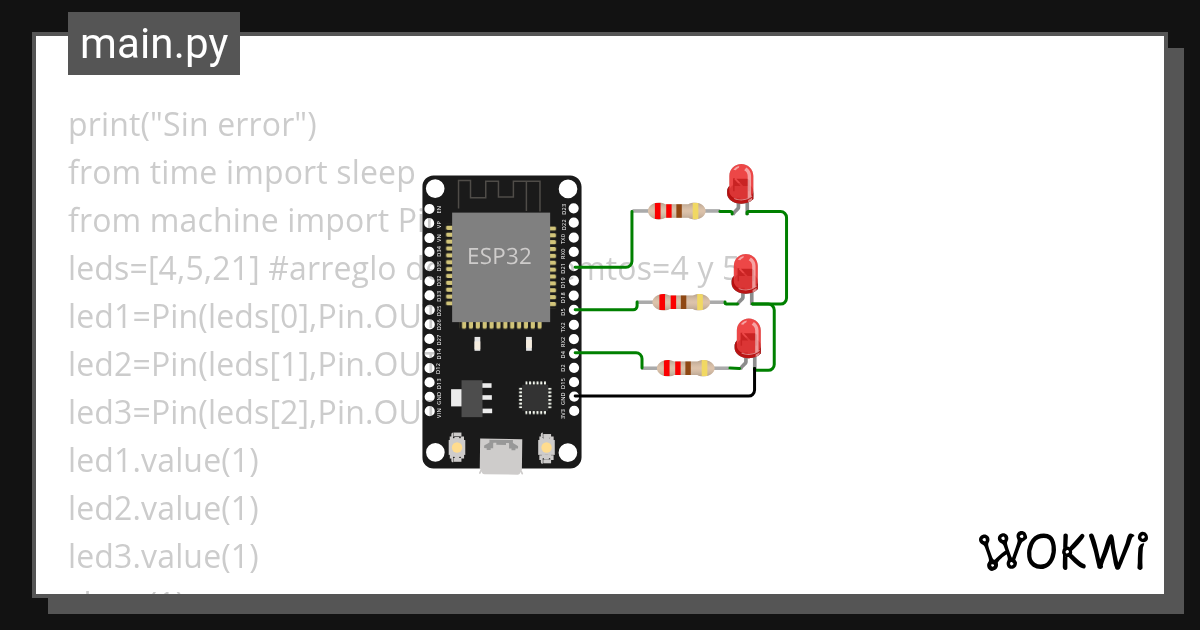P2 - Wokwi ESP32, STM32, Arduino Simulator