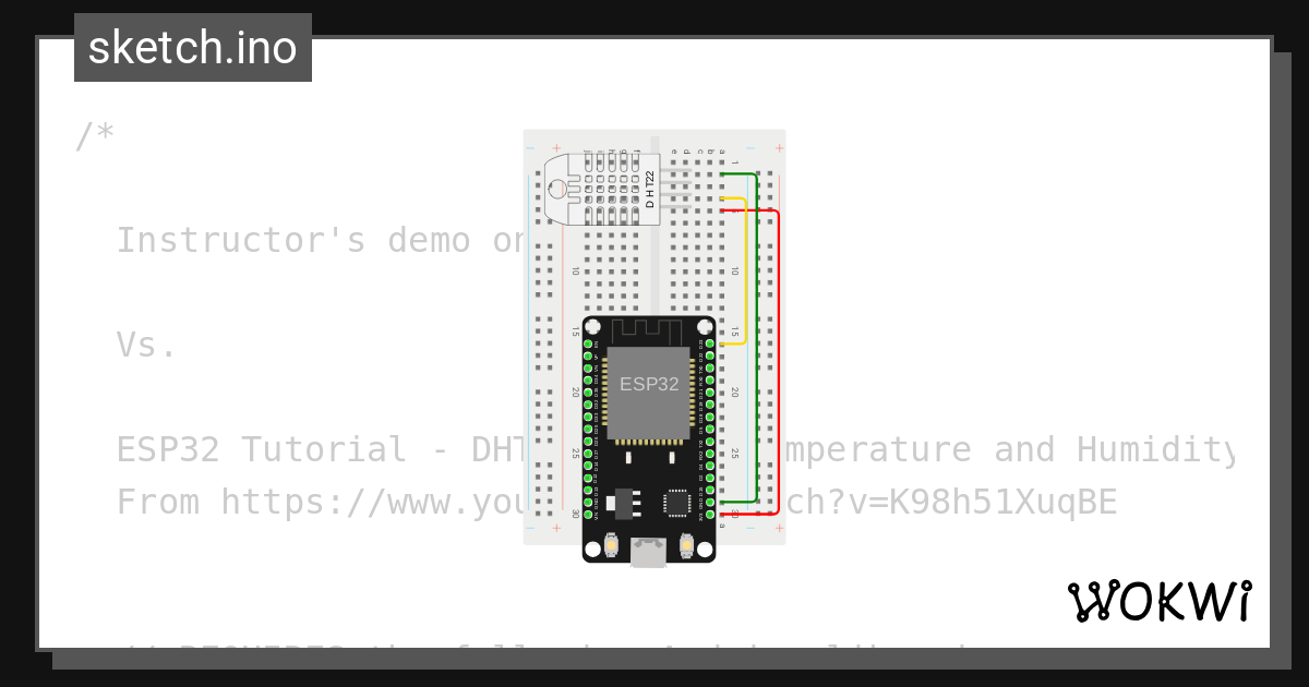 Dht22 Basic Demo Wokwi Esp32 Stm32 Arduino Simulator 8347