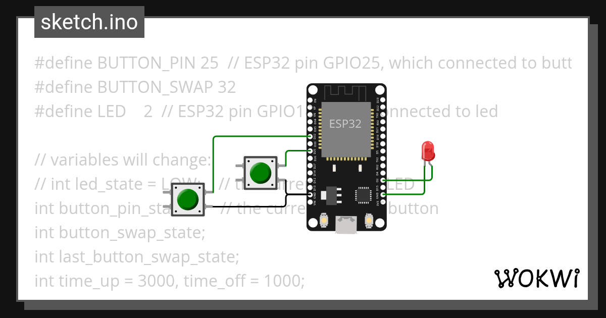 BaiTap1 - Wokwi ESP32, STM32, Arduino Simulator