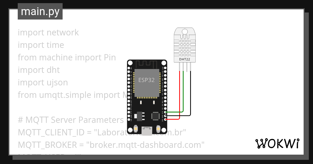MQTT - Wokwi ESP32, STM32, Arduino Simulator