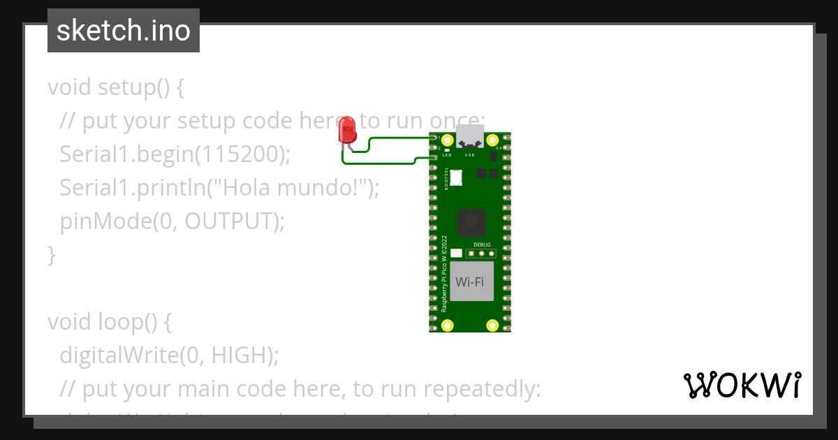 Practica 1 - Wokwi ESP32, STM32, Arduino Simulator Practica 1 - Wokwi ESP32, STM32, Arduino Simulator