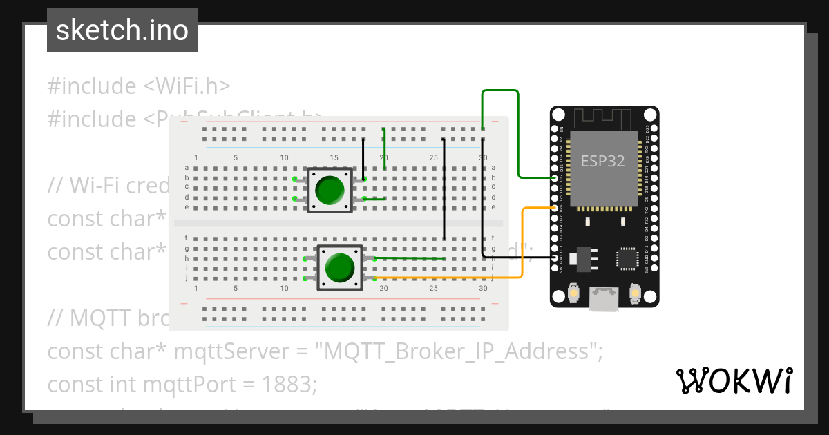 control - Wokwi ESP32, STM32, Arduino Simulator