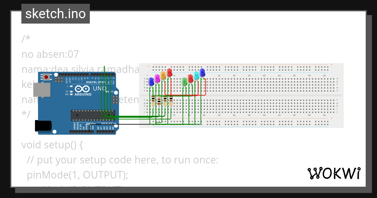 lampu sen reteng Copy - Wokwi ESP32, STM32, Arduino Simulator