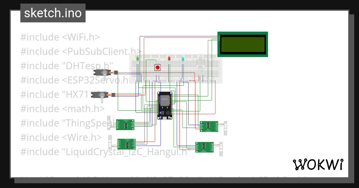 Pet Smart Care Copy - Wokwi ESP32, STM32, Arduino Simulator