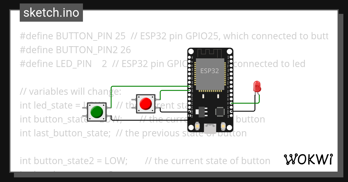 BTVN-ESP32-LuongTheVinh-B20DCAT201 - Wokwi ESP32, STM32, Arduino Simulator