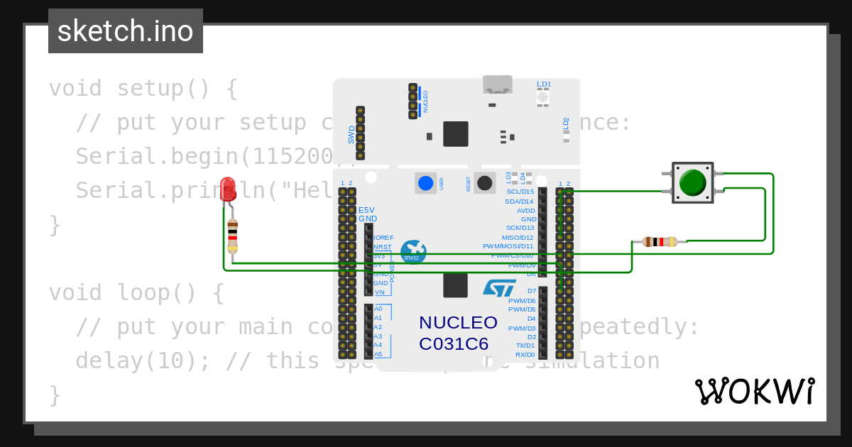Leds Copy Wokwi Esp32 Stm32 Arduino Simulator