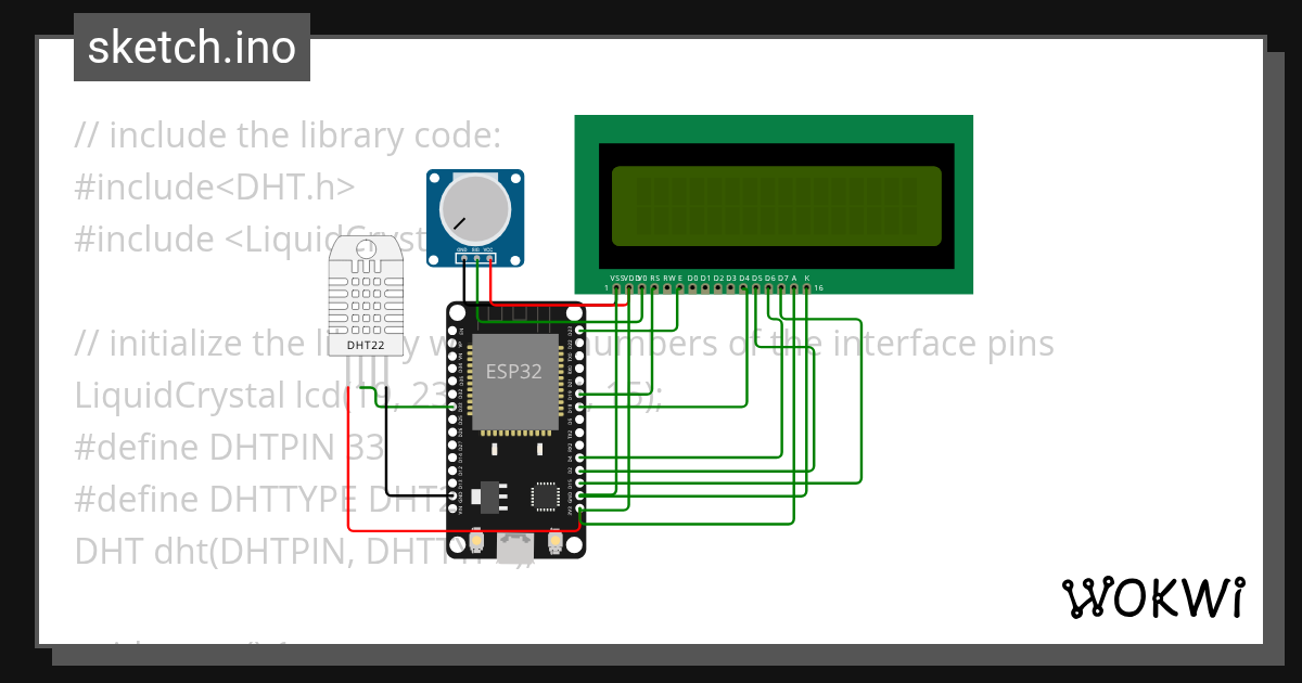 dht_esp32 - Wokwi ESP32, STM32, Arduino Simulator