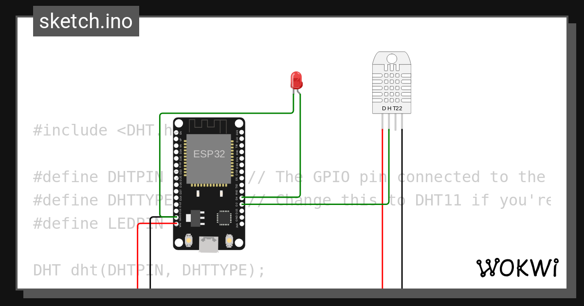 Temp Sensor With Esp32 Wokwi Esp32 Stm32 Arduino Simulator 4816