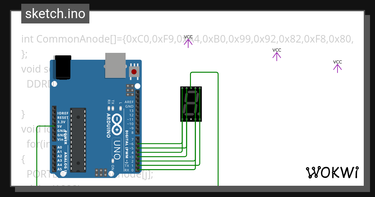 seven segment display - Wokwi ESP32, STM32, Arduino Simulator seven segment display - Wokwi ESP32, STM32, Arduino Simulator