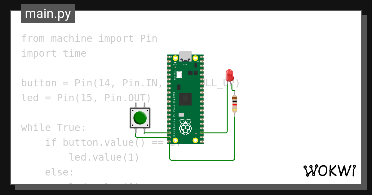 Trent Austin Push Button Wokwi Esp32 Stm32 Arduino Simulator