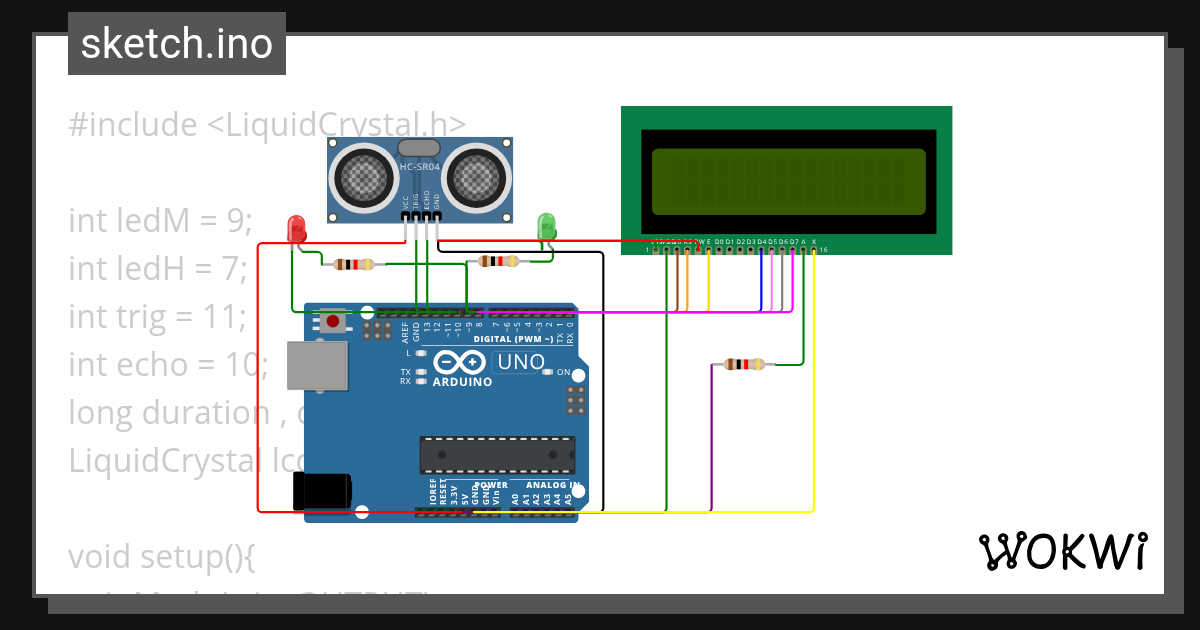 Aldini Kono LATIHAN 3 - Wokwi ESP32, STM32, Arduino Simulator