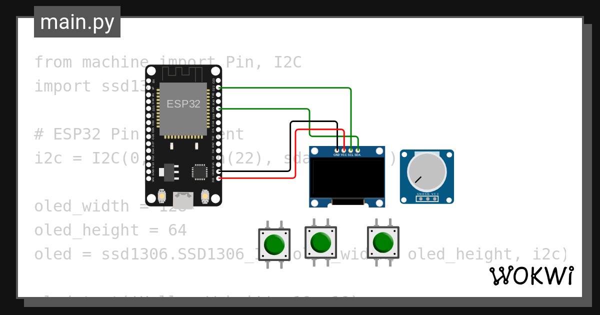 esp32-micropython-ssd1306 Copy (3) - Wokwi ESP32, STM32, Arduino Simulator esp32-micropython-ssd1306 Copy (3) - Wokwi ESP32, STM32, Arduino Simulator