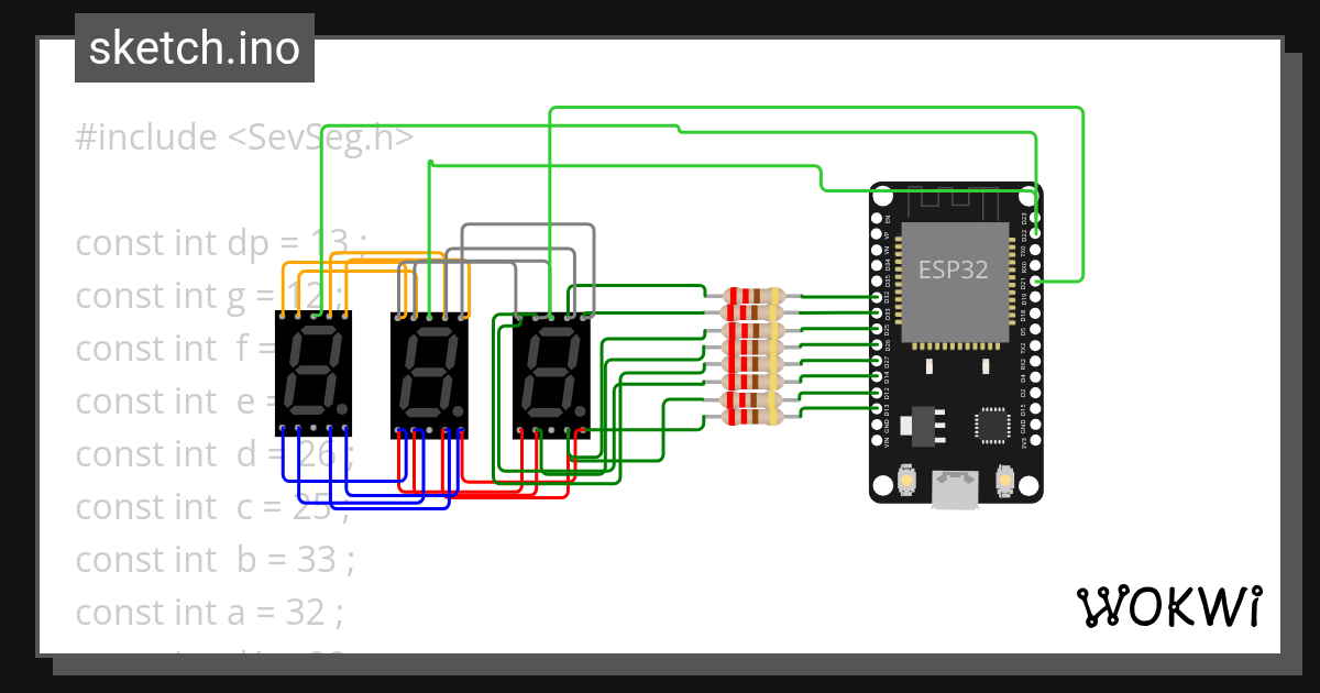 digit 3 new - Wokwi ESP32, STM32, Arduino Simulator