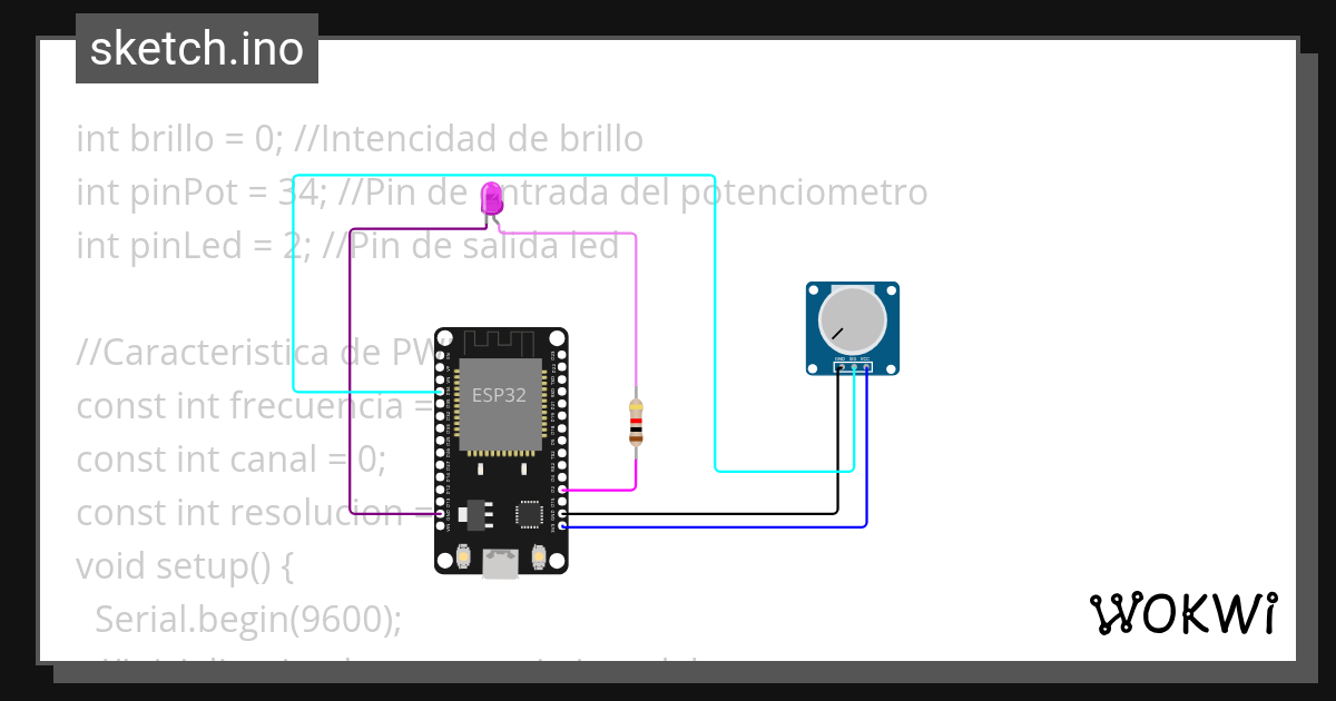 practica 10 - Wokwi ESP32, STM32, Arduino Simulator