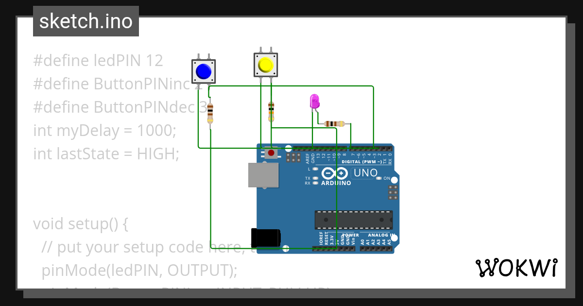 Lab 1 Task 1 - Wokwi ESP32, STM32, Arduino Simulator