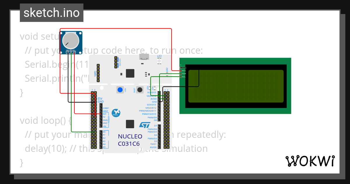 LCD_ADC_UART - Wokwi ESP32, STM32, Arduino Simulator LCD_ADC_UART - Wokwi ESP32, STM32, Arduino Simulator