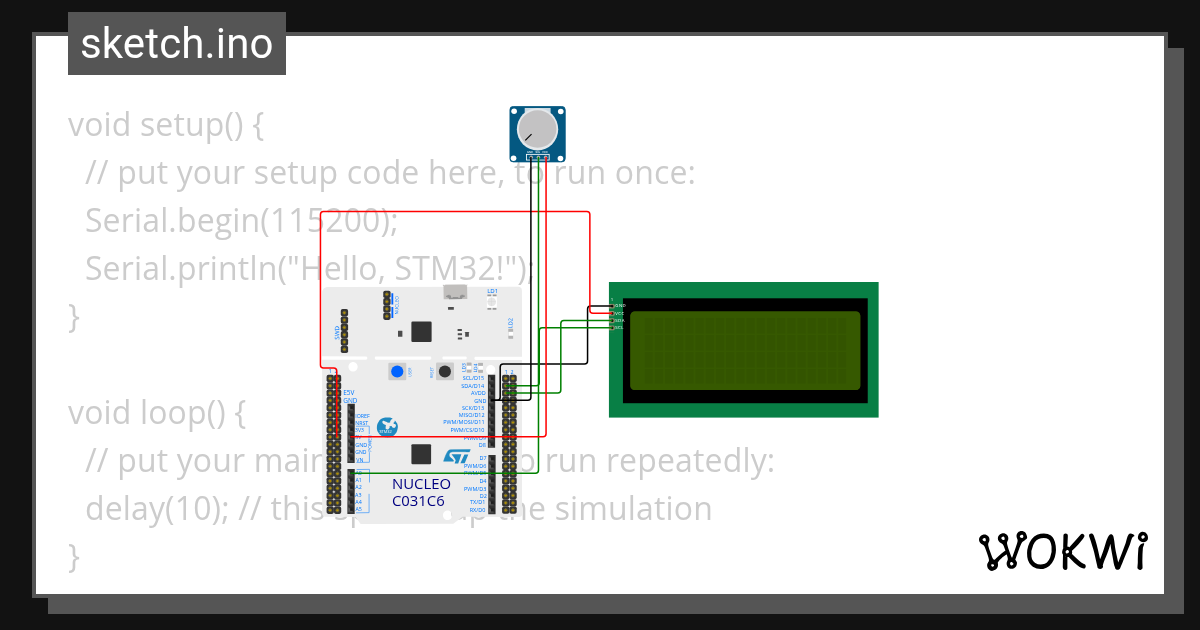 adc_lcd - Wokwi ESP32, STM32, Arduino Simulator