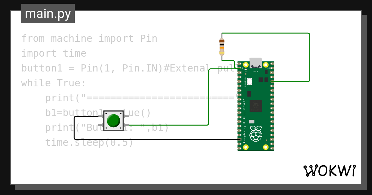 Extenal Pullup Wokwi Esp32 Stm32 Arduino Simulator 6808