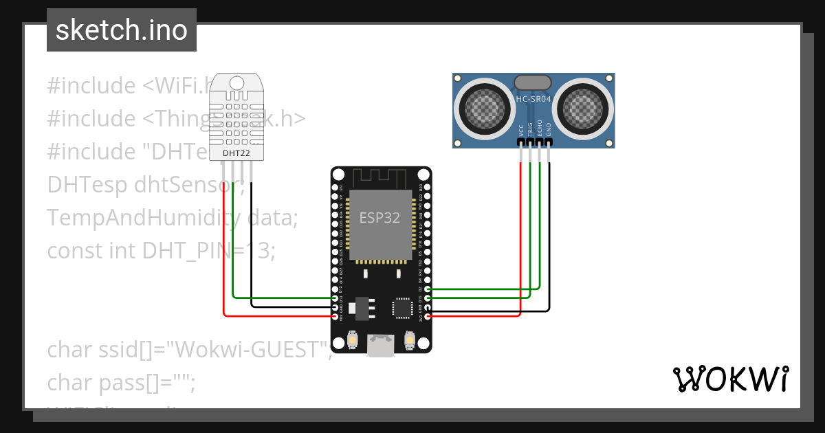 EX.06 PROJECT - Wokwi ESP32, STM32, Arduino Simulator