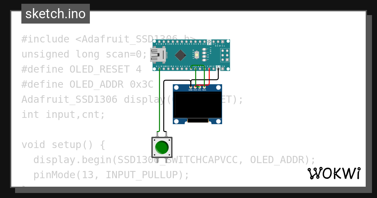 Oled Test Wokwi Esp32 Stm32 Arduino Simulator 2668