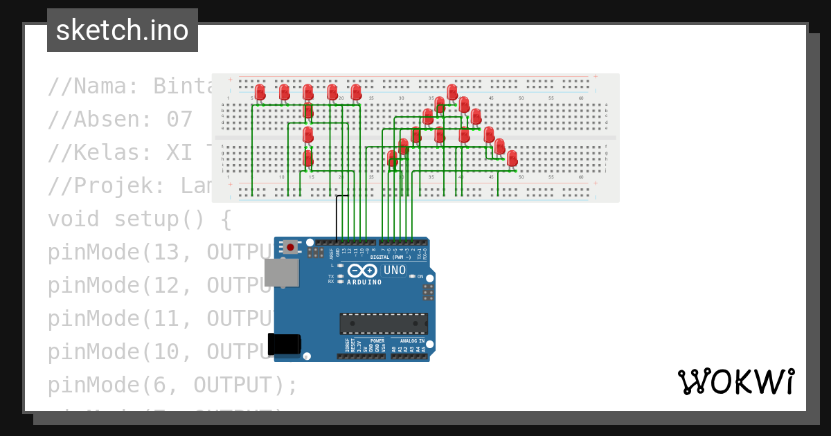 Inisial Nama Wokwi Esp32 Stm32 Arduino Simulator 8117