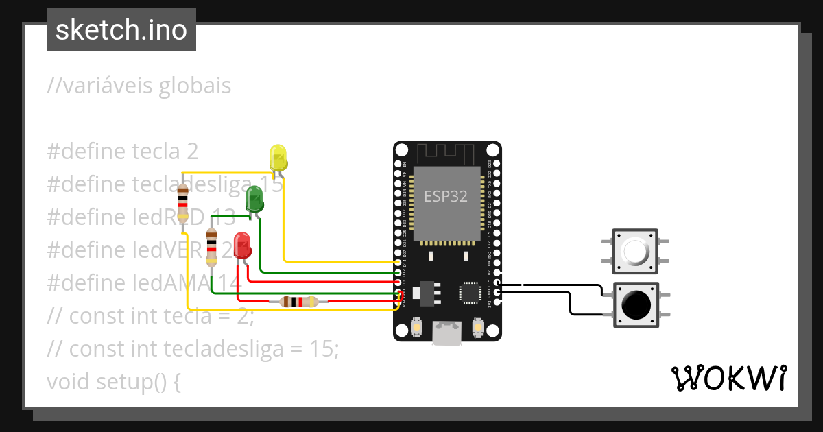CONTADOR 2 BOTAO PRONTO - Wokwi ESP32, STM32, Arduino Simulator
