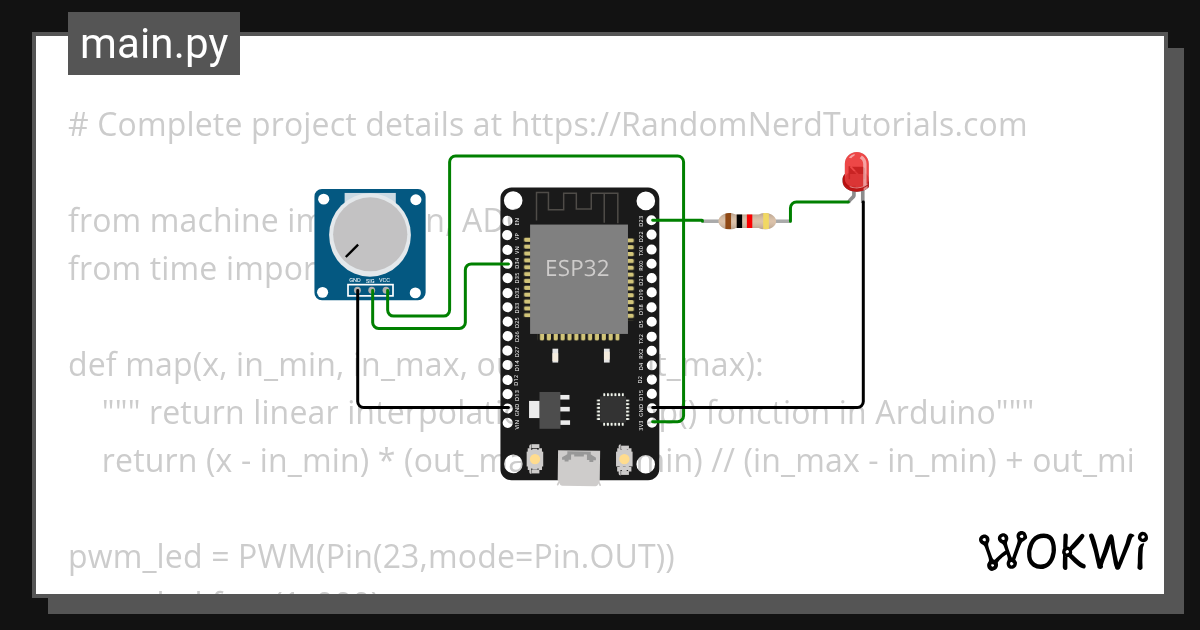 Esp32analogupython Wokwi Esp32 Stm32 Arduino Simulator 