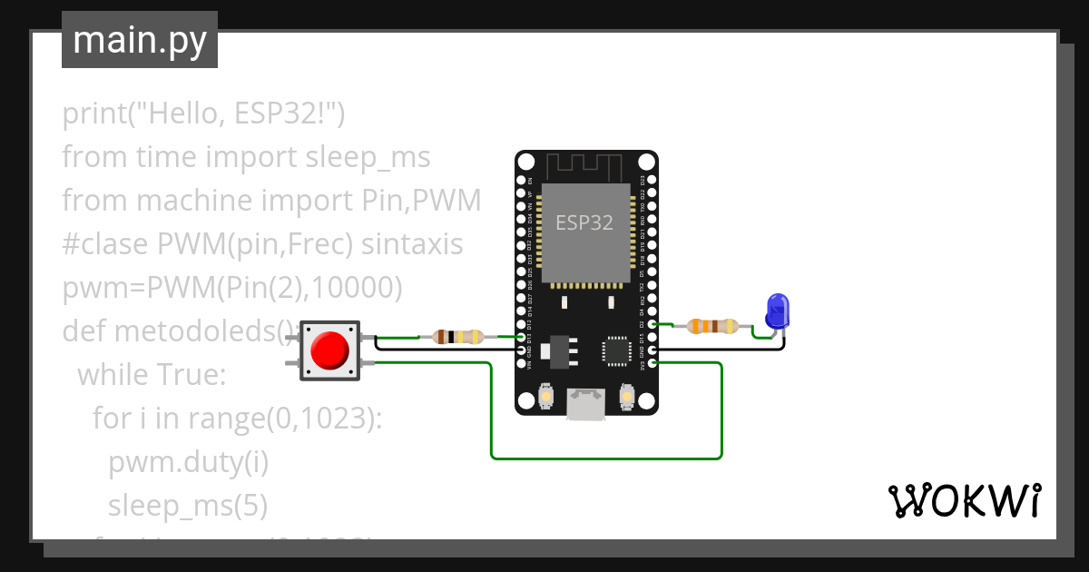 clase 2 - Wokwi ESP32, STM32, Arduino Simulator
