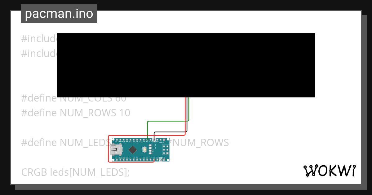 art by 32 by 8.ino - Wokwi ESP32, STM32, Arduino Simulator