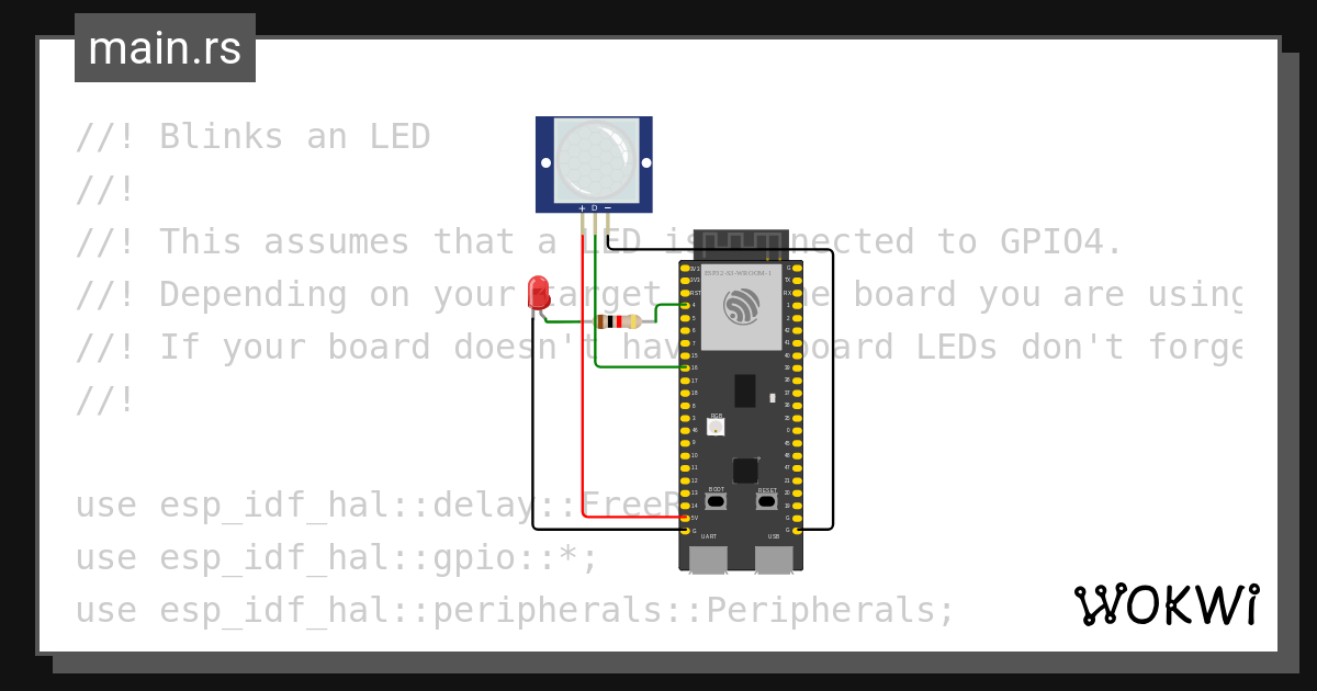 Esp32s3 Rust Std Blinky Copy Wokwi Esp32 Stm32 Arduino Simulator