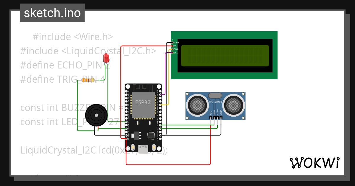 Monitor and warning - Wokwi ESP32, STM32, Arduino Simulator