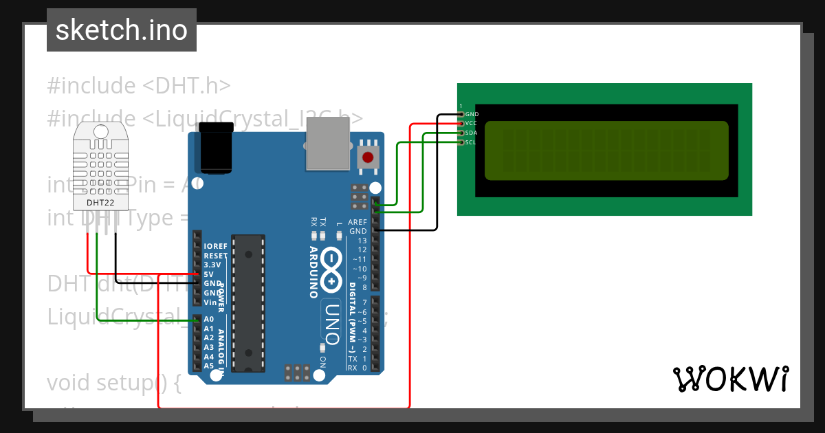 Sensor Suhu Dht Wokwi Esp32 Stm32 Arduino Simulator