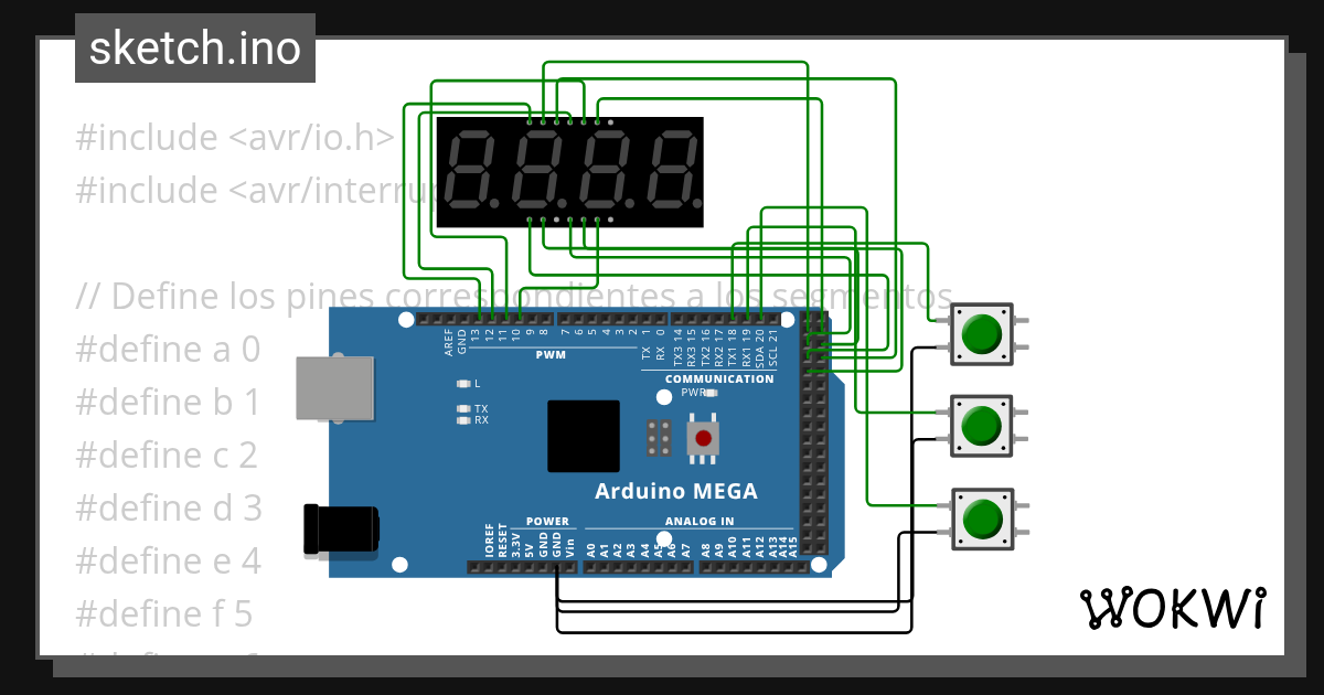 reto 2 - Wokwi ESP32, STM32, Arduino Simulator