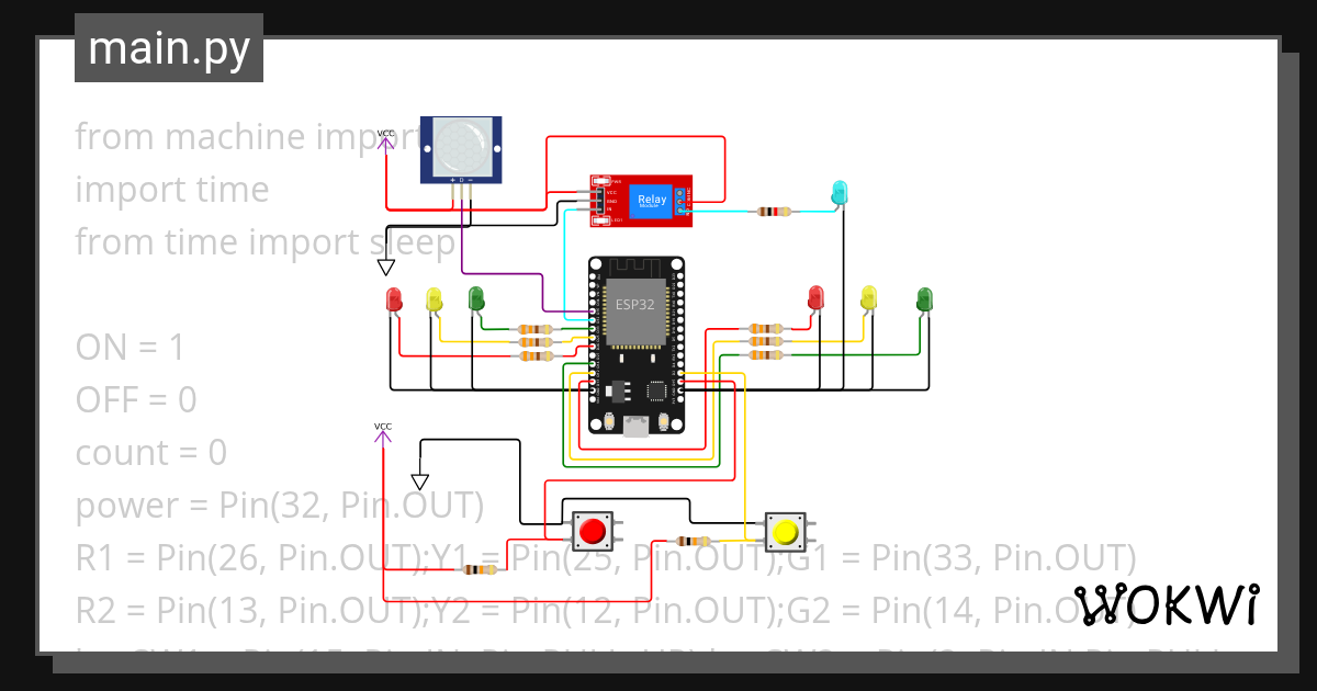 Workshop Traffic Light Wokwi Esp32 Stm32 Arduino Simulator 5172