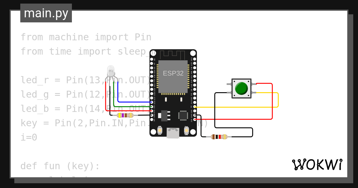 九色鹿(作业) Wokwi Esp32 Stm32 Arduino Simulator